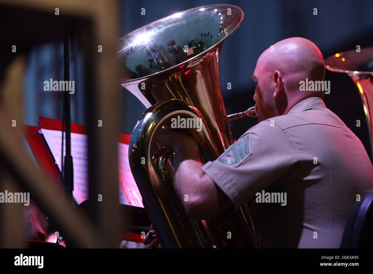 The Parris Island Marine Band performs at Beaufort Water Festival in ...