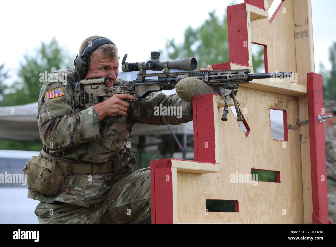 Spc. Edward Ano, an infantryman assigned to the New York Army National ...