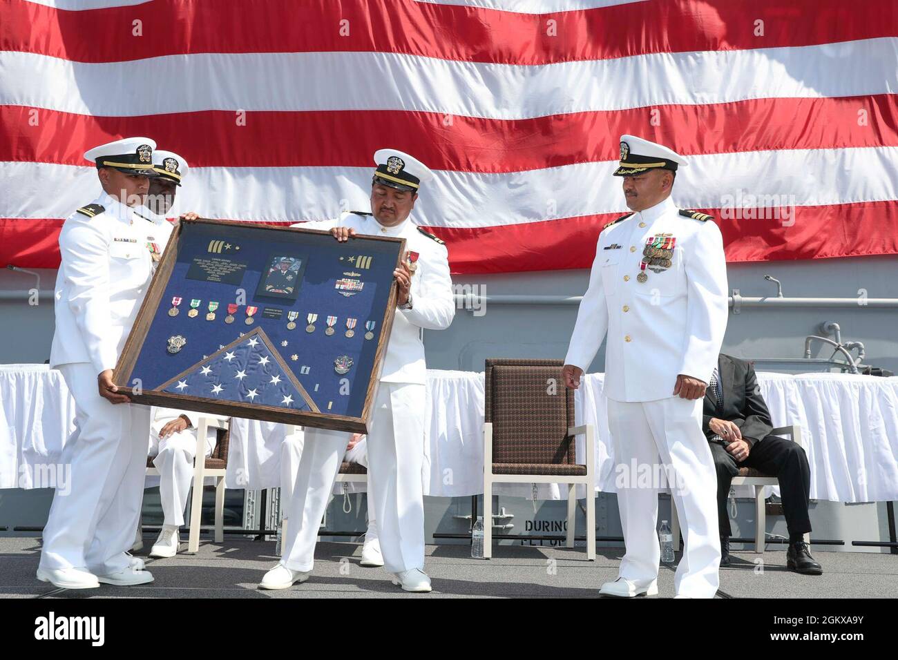 210716-N-CZ759-1152 SAN DIEGO (July 16, 2021) – U.S. Navy Officers ...