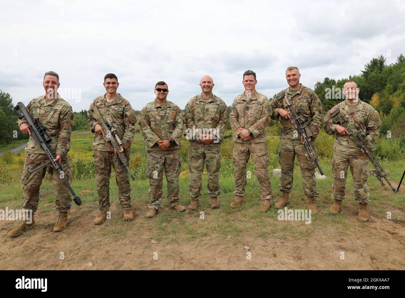 Soldiers assigned to the New York Army National Guard's 2nd Battalion, 108th Infantry Regiment ...