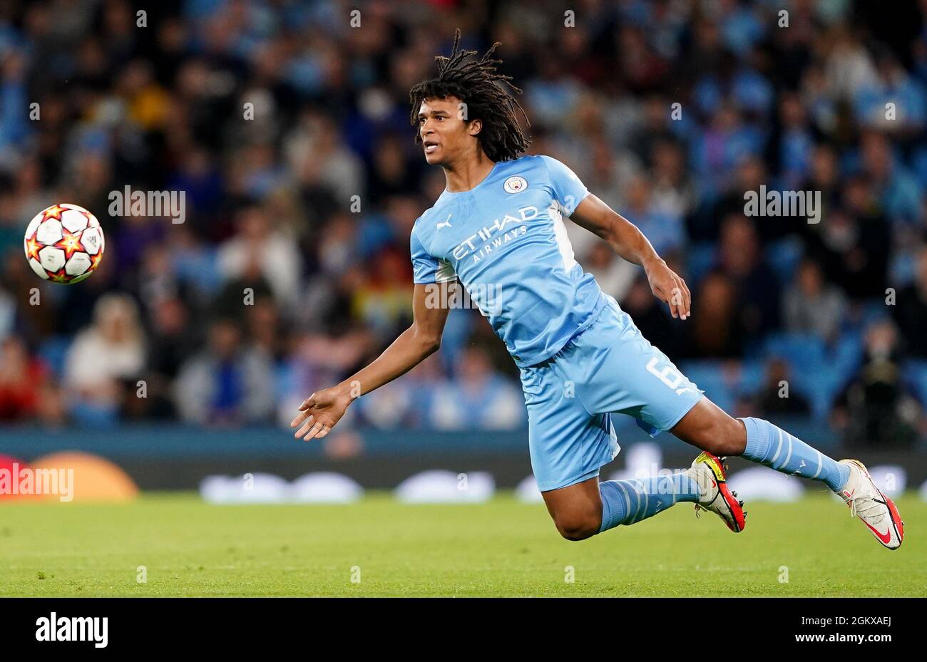 Manchester City's Nathan Ake during the UEFA Champions League, Group A ...