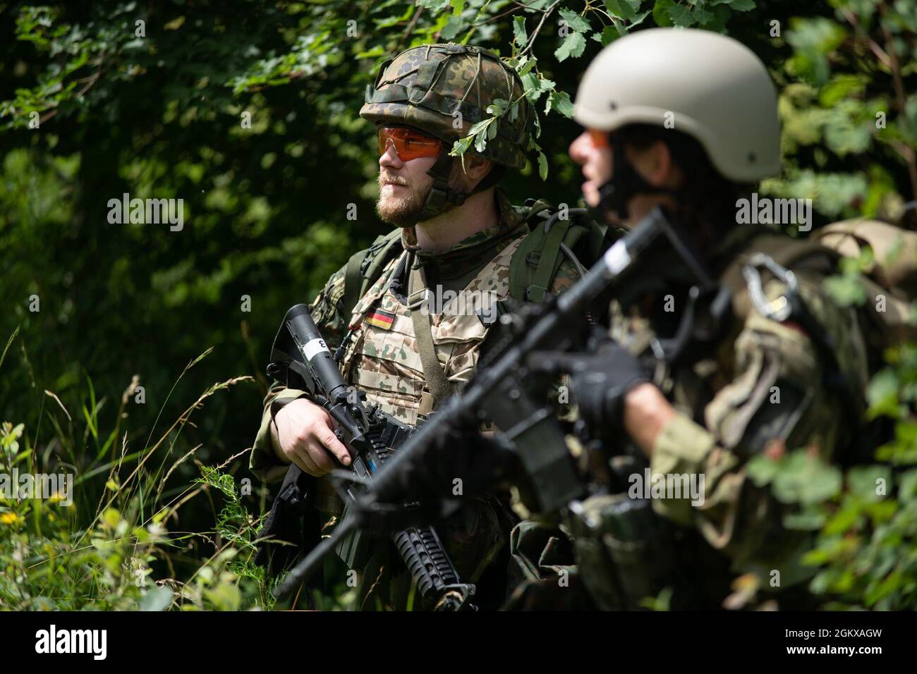 German soldiers participate in Medical Department Activity (MEDDAC ...