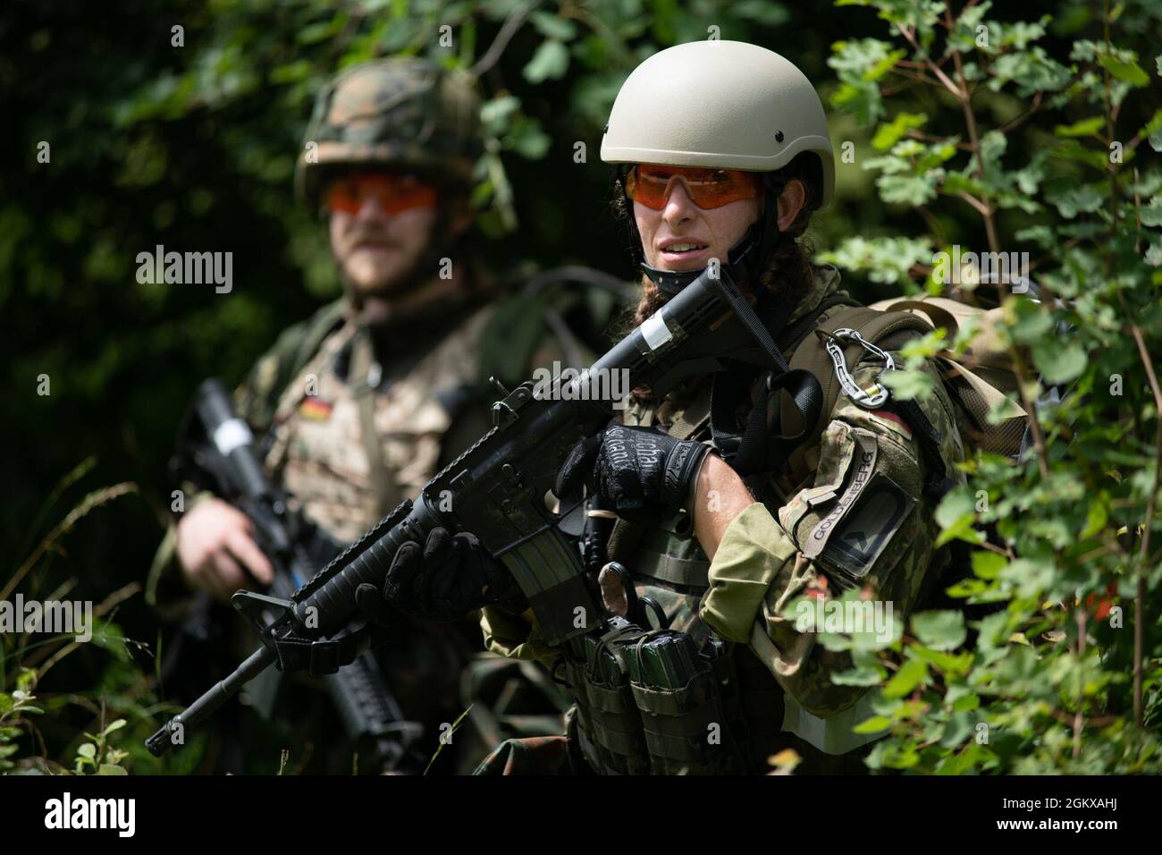 German soldiers participate in Medical Department Activity (MEDDAC ...