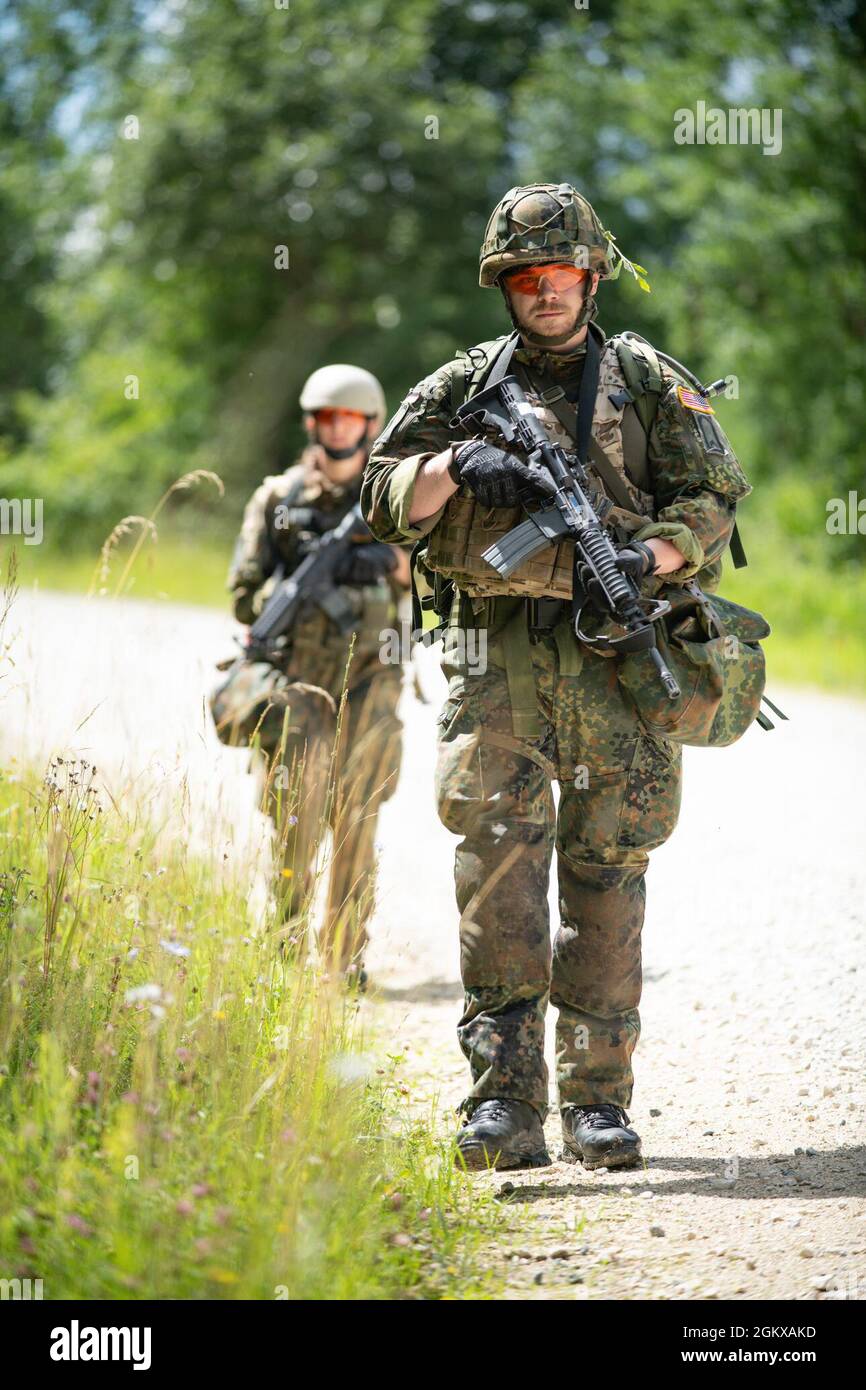 German soldiers participate in Medical Department Activity (MEDDAC ...