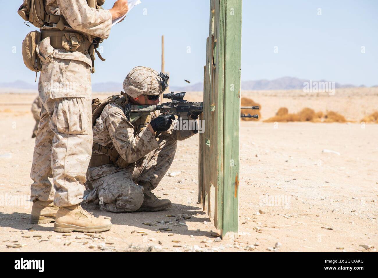 U.S. Marine Corps Lance Cpl. Jonathan Worthy, a rifleman with Co. K ...