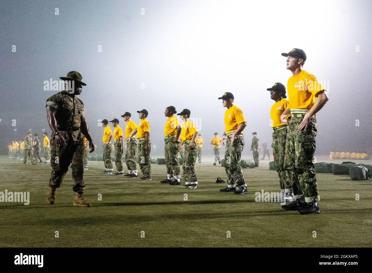 Gunnery Sgt. Paul Greenfieldbethea, a Marine Corps Drill Instructor ...