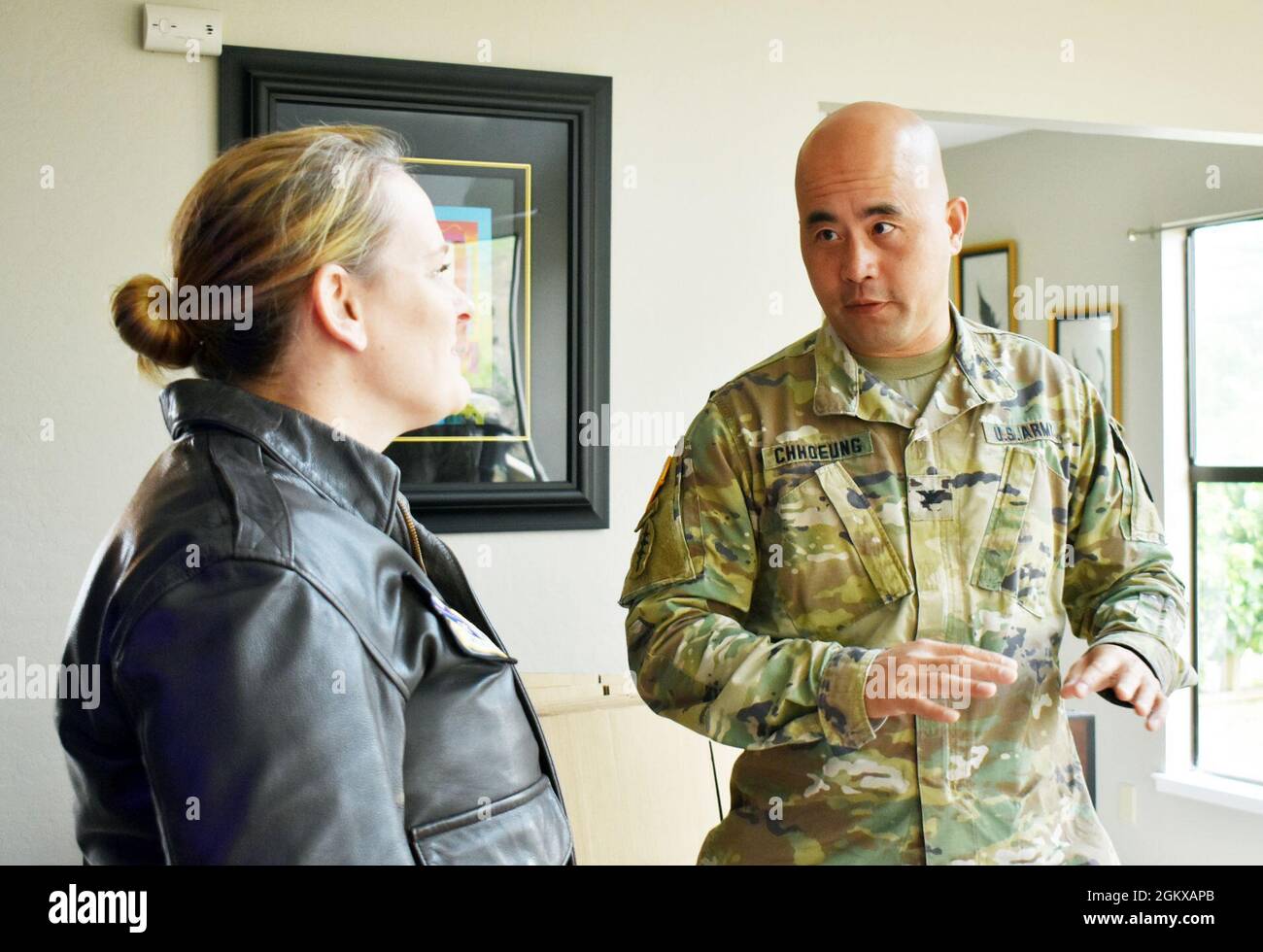 Col. Varman Chhoeung, commander of U.S. Army Garrison Presidio of ...