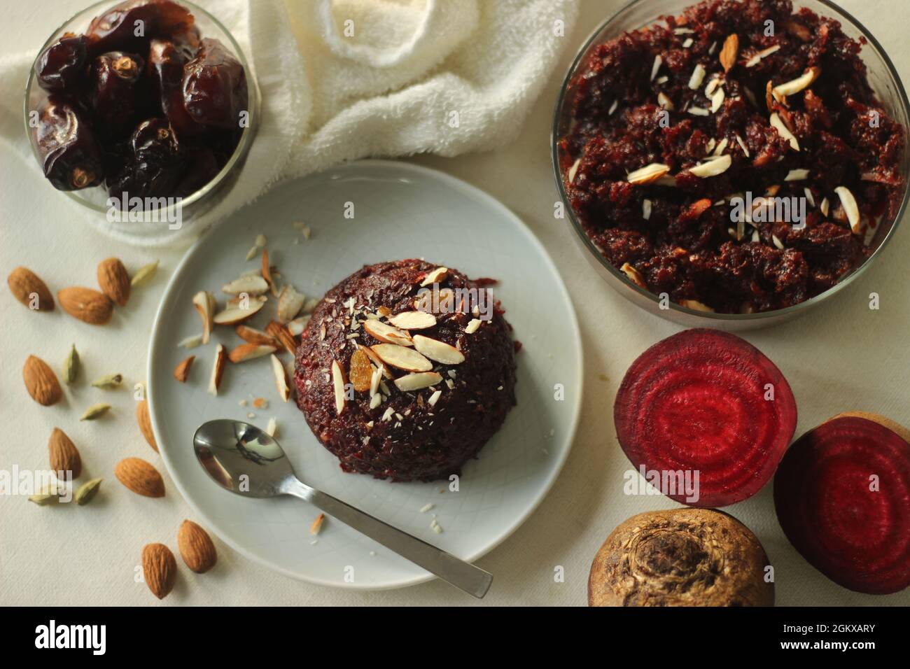 Beetroot dates halwa hi-res stock photography and images - Alamy