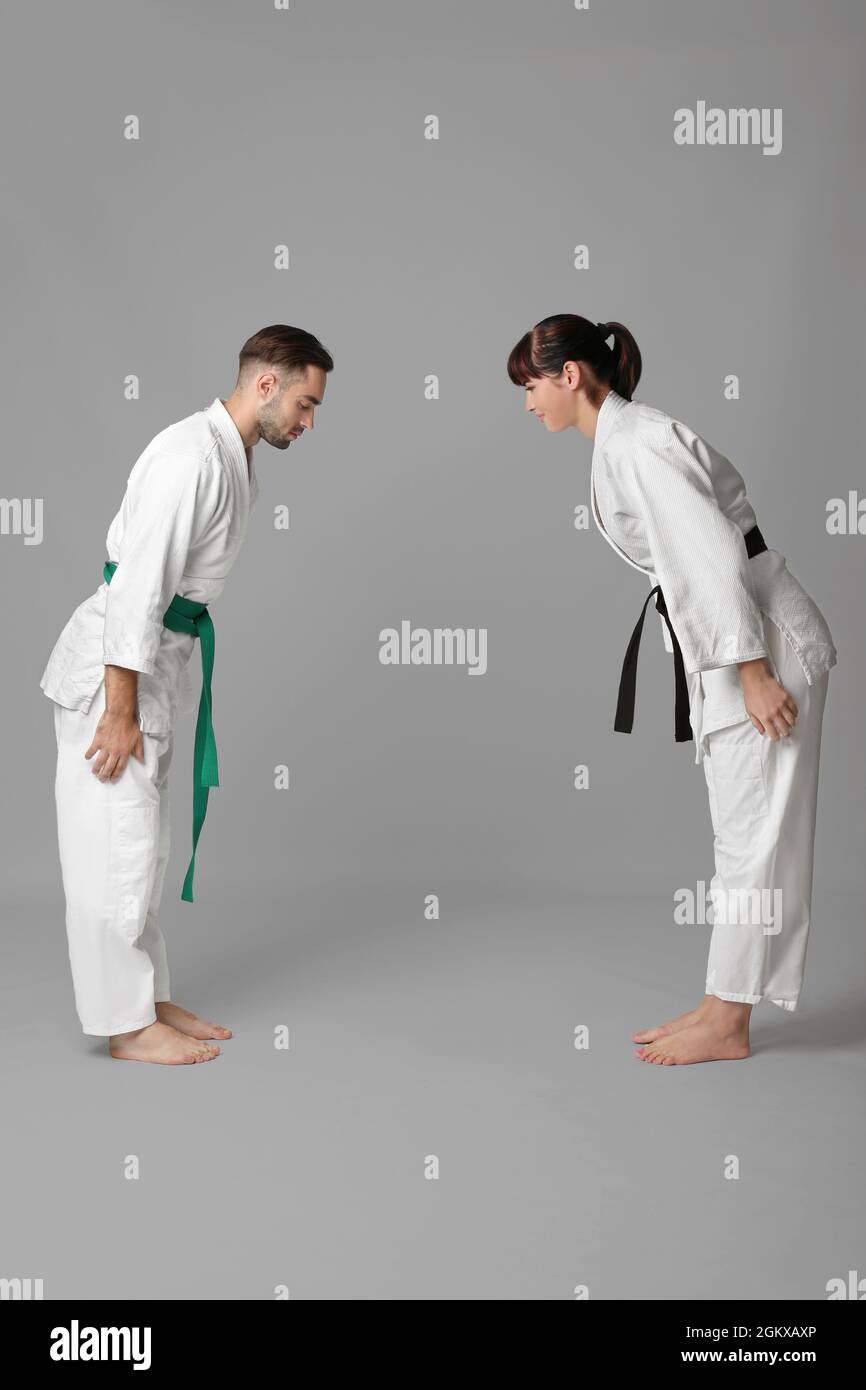 Bow to sensei hi-res stock photography and images - Alamy