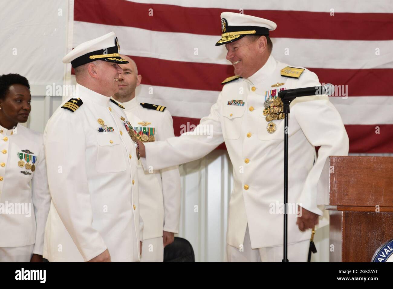 SARATOGA SPRINGS, New York — Rear Adm. Charles Rock, Commander Navy ...