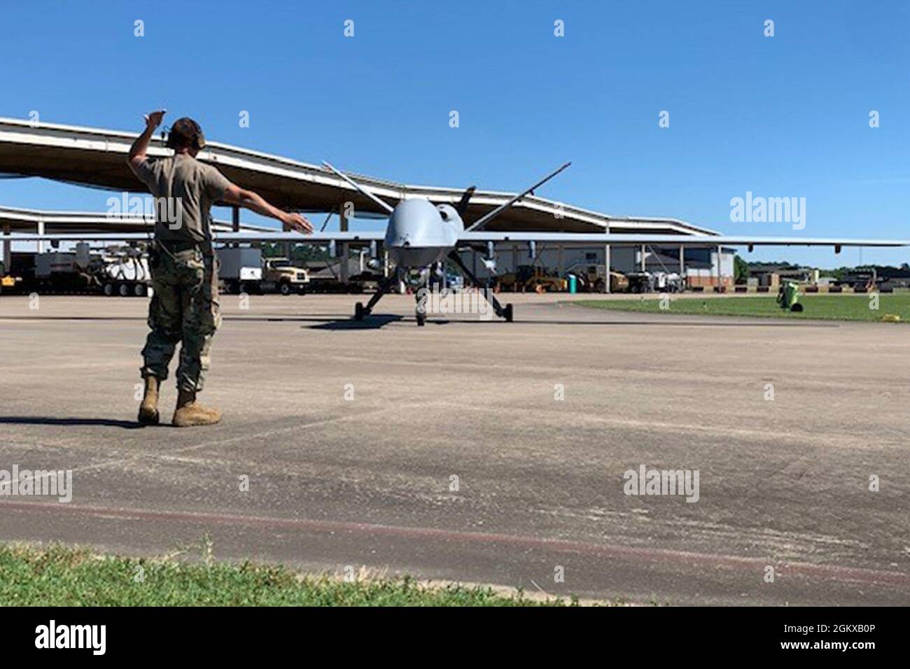 A member of the 147th Attack Wing Aircraft Maintenance Squadron ...