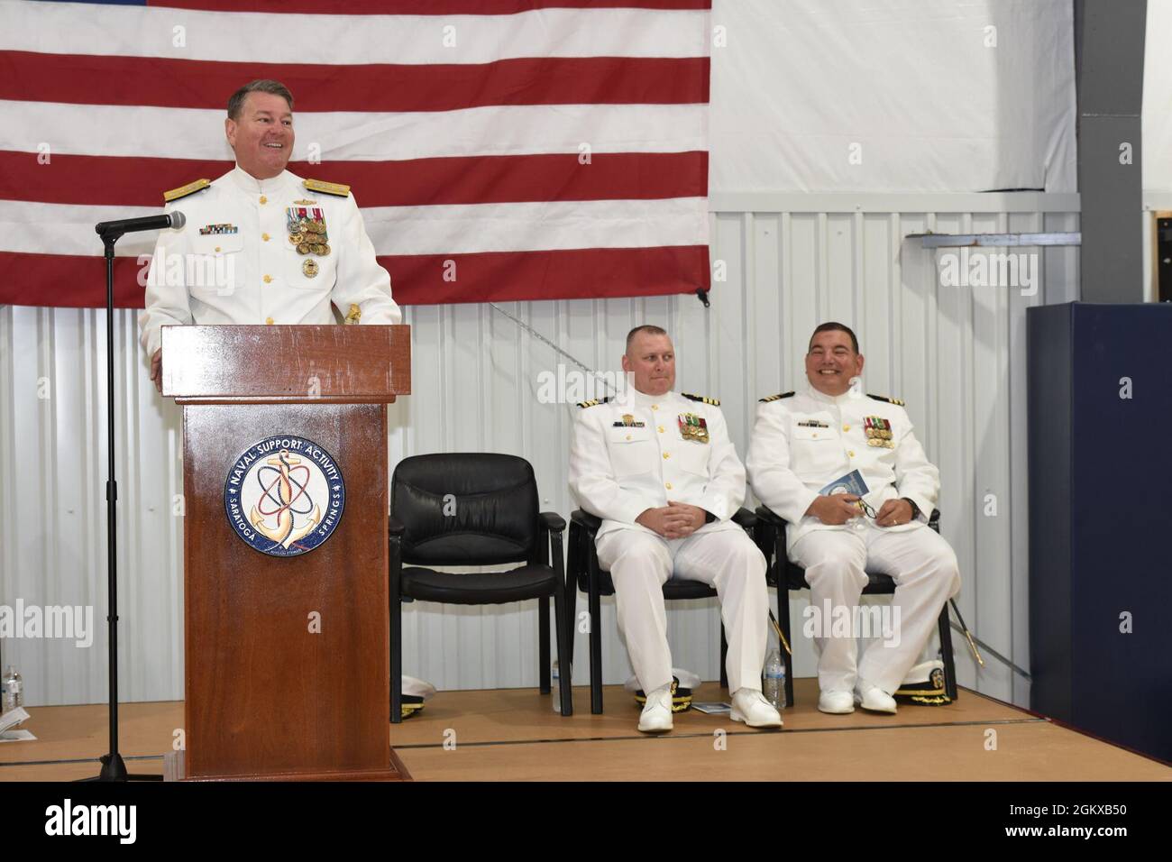 SARATOGA SPRINGS, New York — Rear Adm. Charles Rock, Commander Navy ...