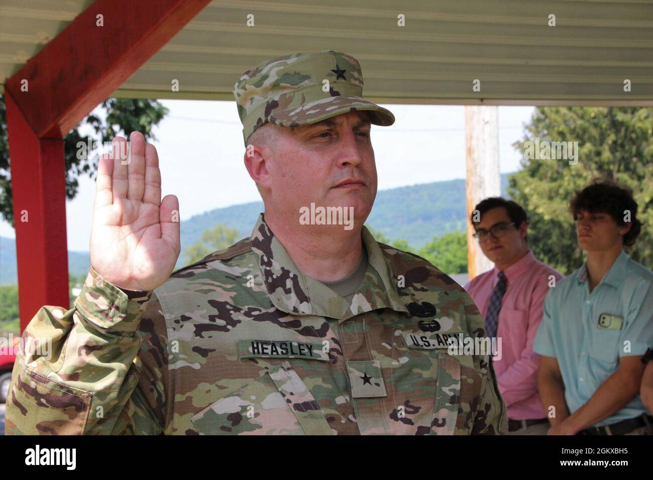 Col. Jeffery Heasely was promoted to the rank of Brigadier General by ...