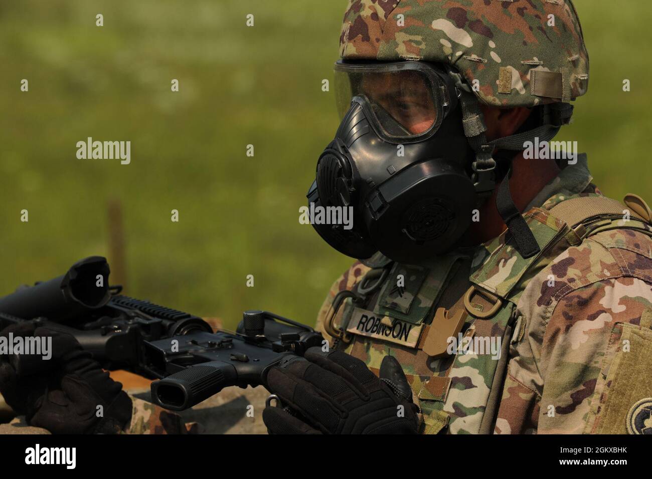 Sgt. Joseph Scott Robinson, a motor transport operator from the 645th ...