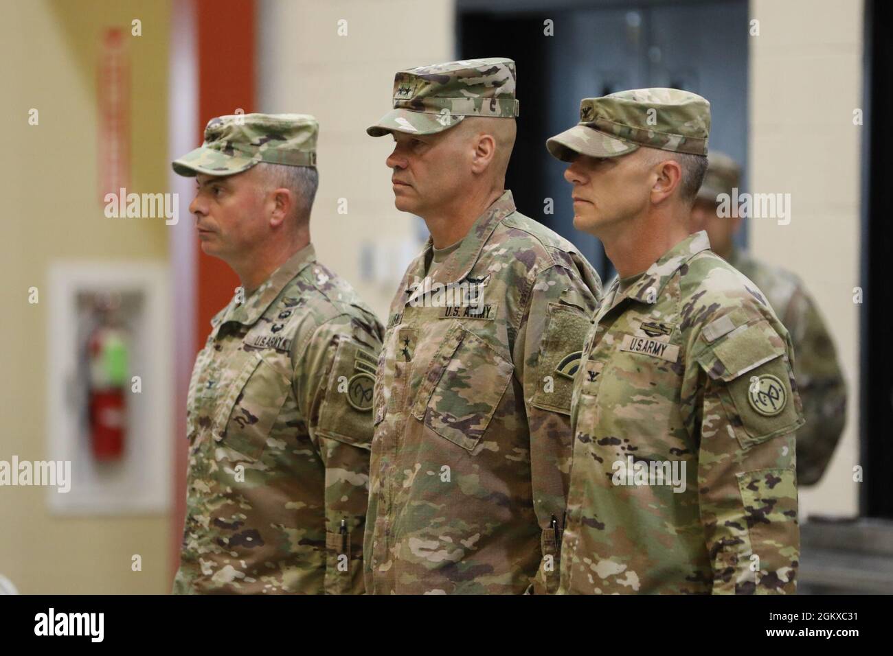 (From left) Col. Robert Charlesworth, Maj. Gen. Thomas Spencer and Col ...
