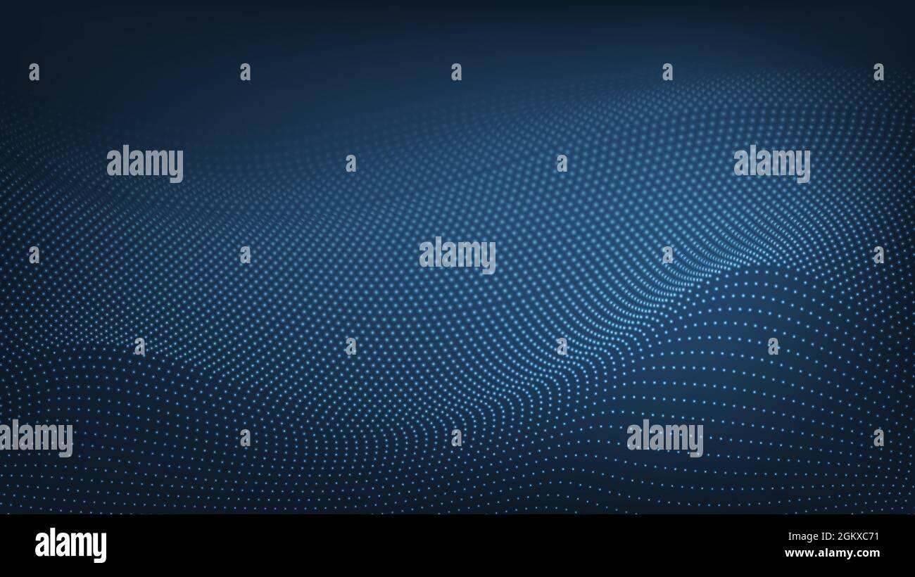 3d Halftone Pattern Abstract blue dots vector stock illustration Stock ...