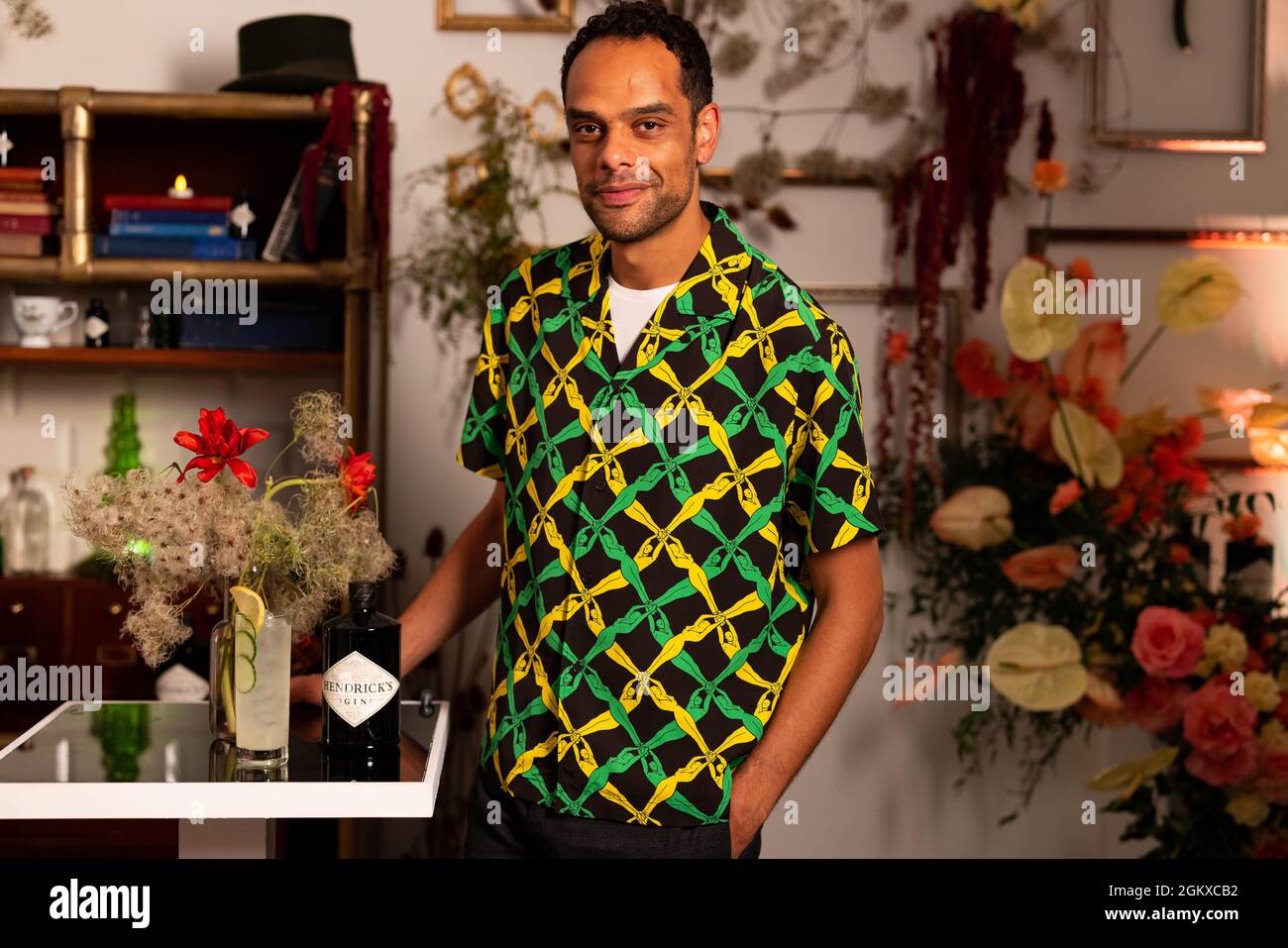 EDITORIAL USE ONLY Contributing artist Raven Smith, at the Hendrick's G ...