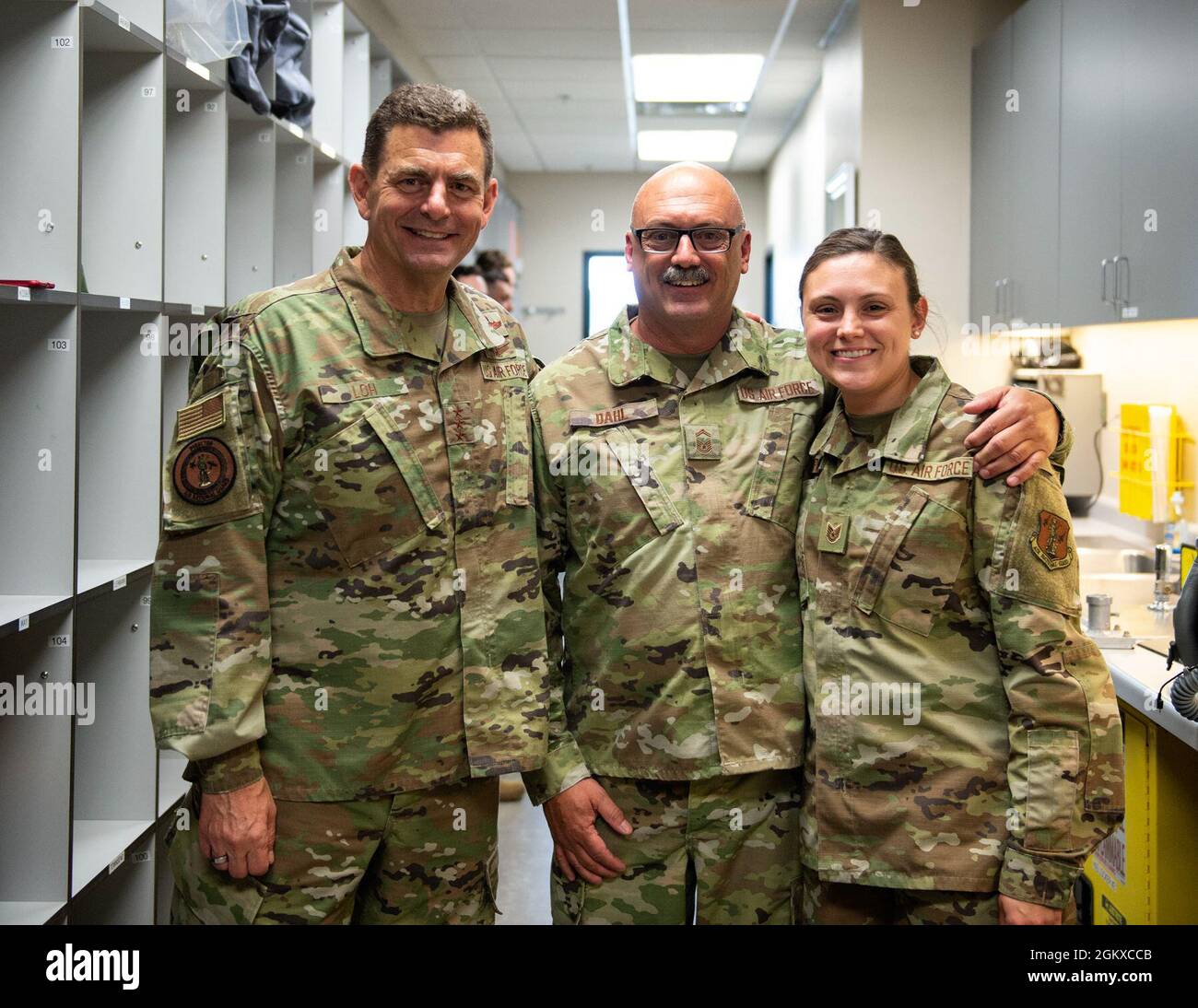 From left: U.S. Air Force Lt. Gen. Michael A. Loh, director, Air ...