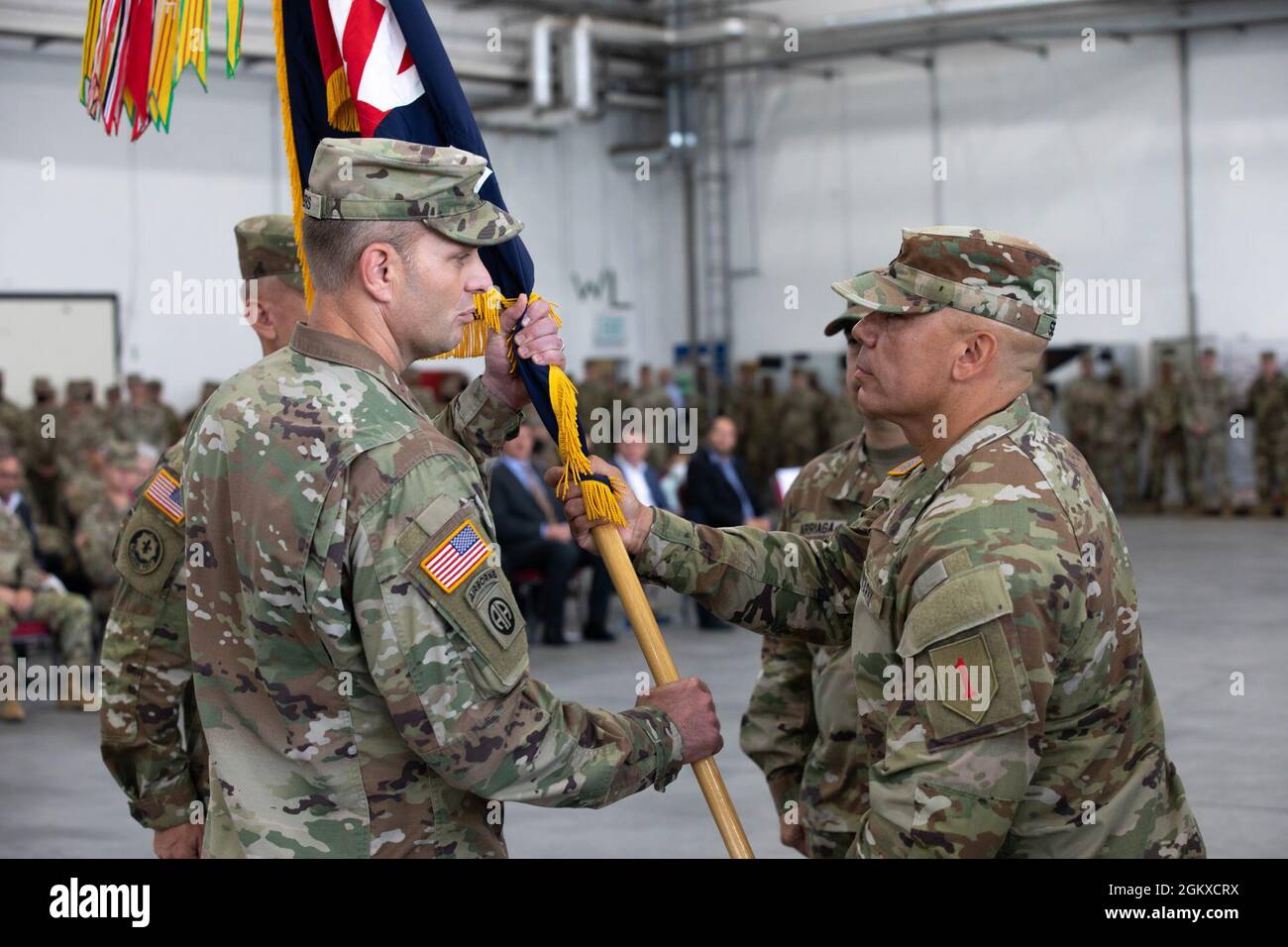 U.S. Army Command Sgt. Maj. Albert Serrano (front-right), 1st Combat ...