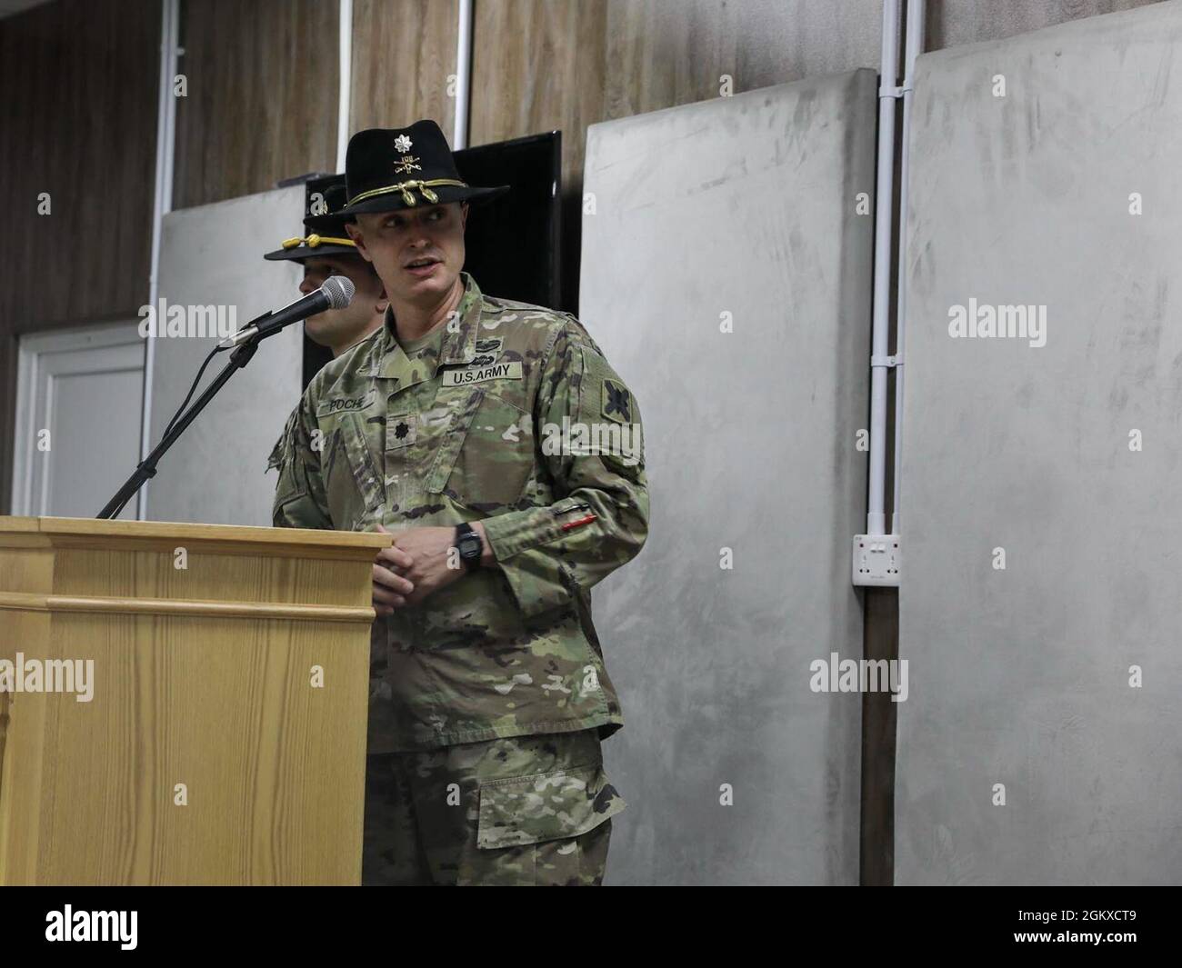 Lt. Col. Michael Poche, squadron commander of the Louisiana National ...