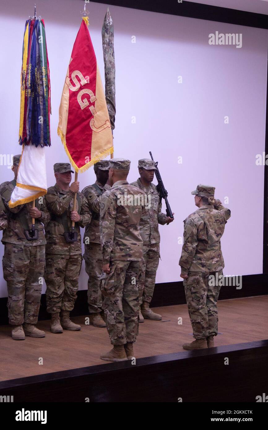 The previous Area Support Group Qatar assumed command of Area Support ...