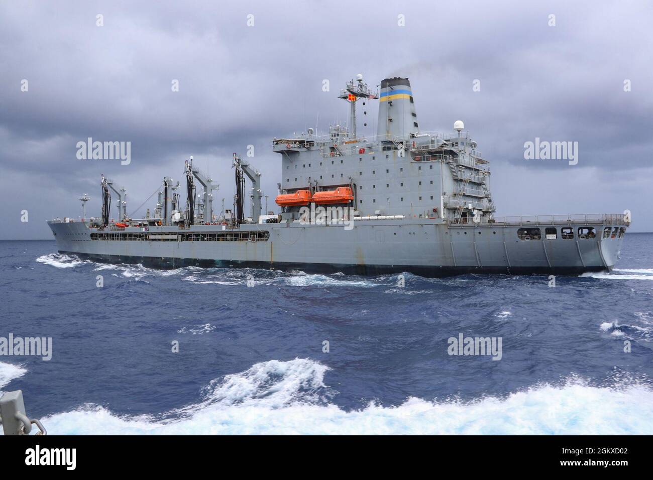 SOUTH CHINA SEA (July 17, 2021) Henry J. Kaiser-class fleet ...