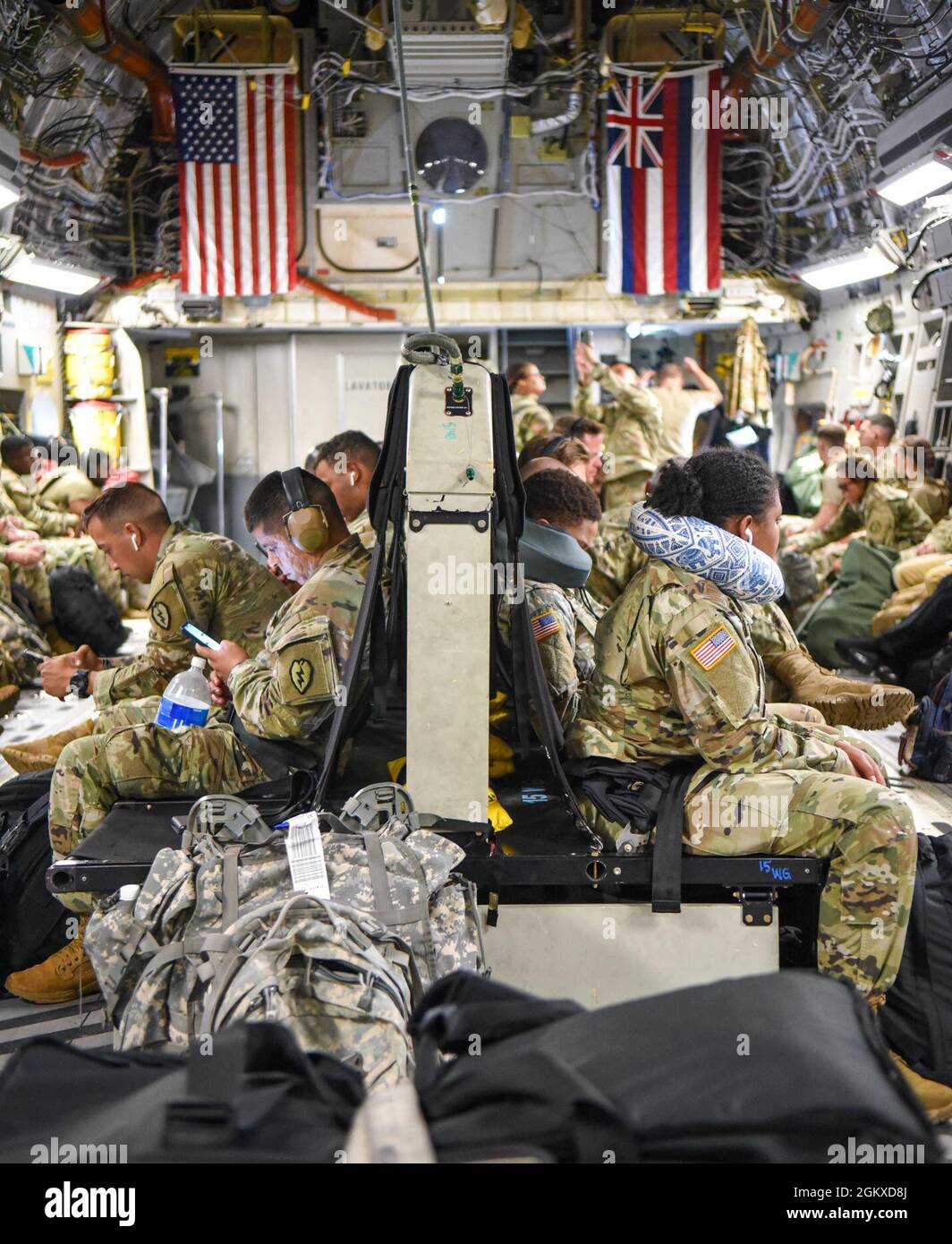 Soldiers with the 412th Theater Engineer Command’s Deployable Command ...