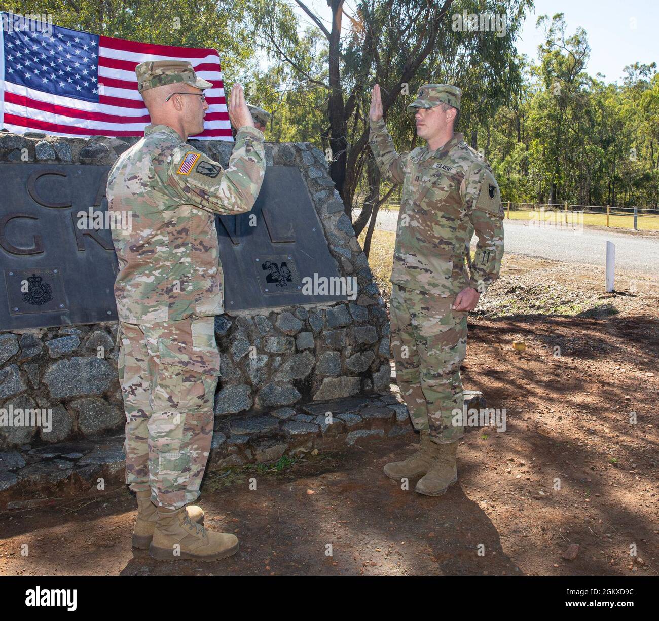 Col. Matthew Dalton, commander of the 38th Air Defense Artillery ...