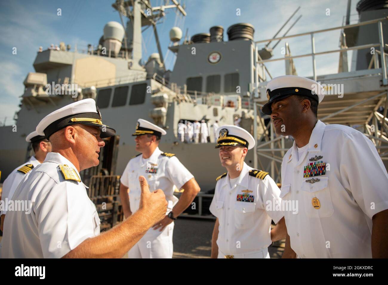 210718-N-GF955-1213 NAVAL STATION MAYPORT, Fla. (July 18, 2021) – Rear ...