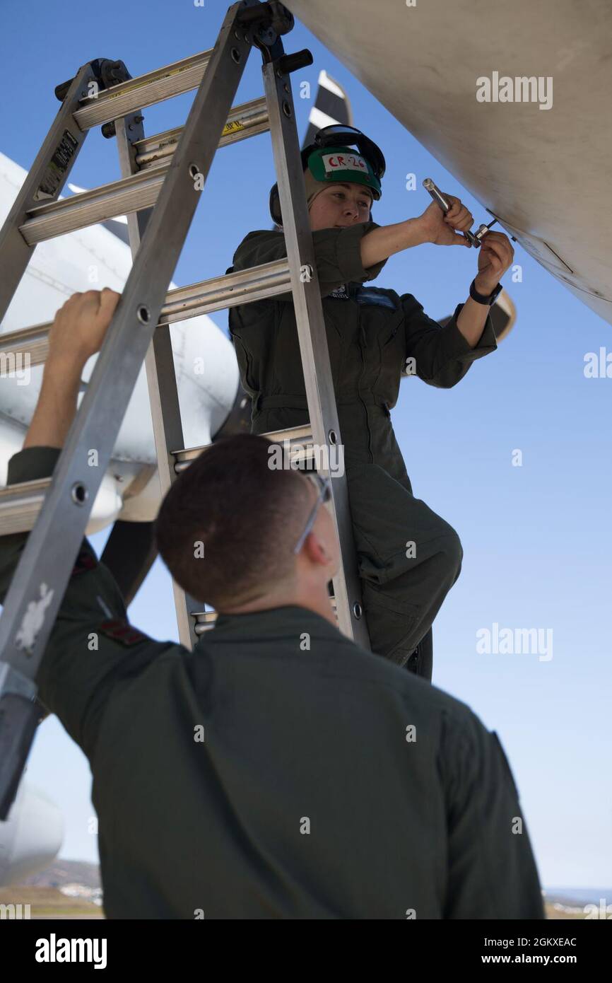 U.S. Marine Corps Sgt. Matthew Beyersdorf, a loadmaster with Marine ...