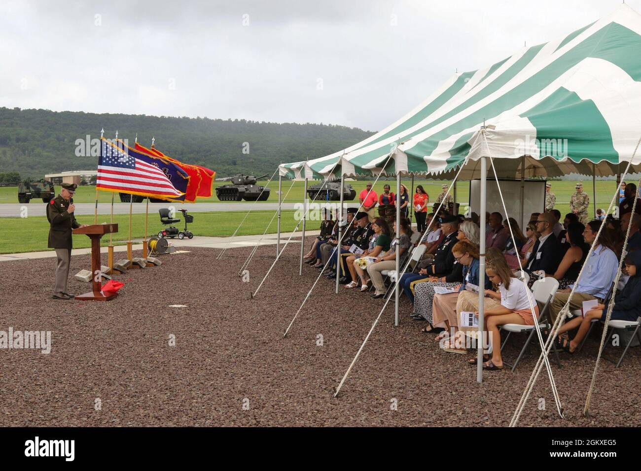Maj. Gen. Mark Schindler, Pennsylvania’s adjutant general, speaks July ...