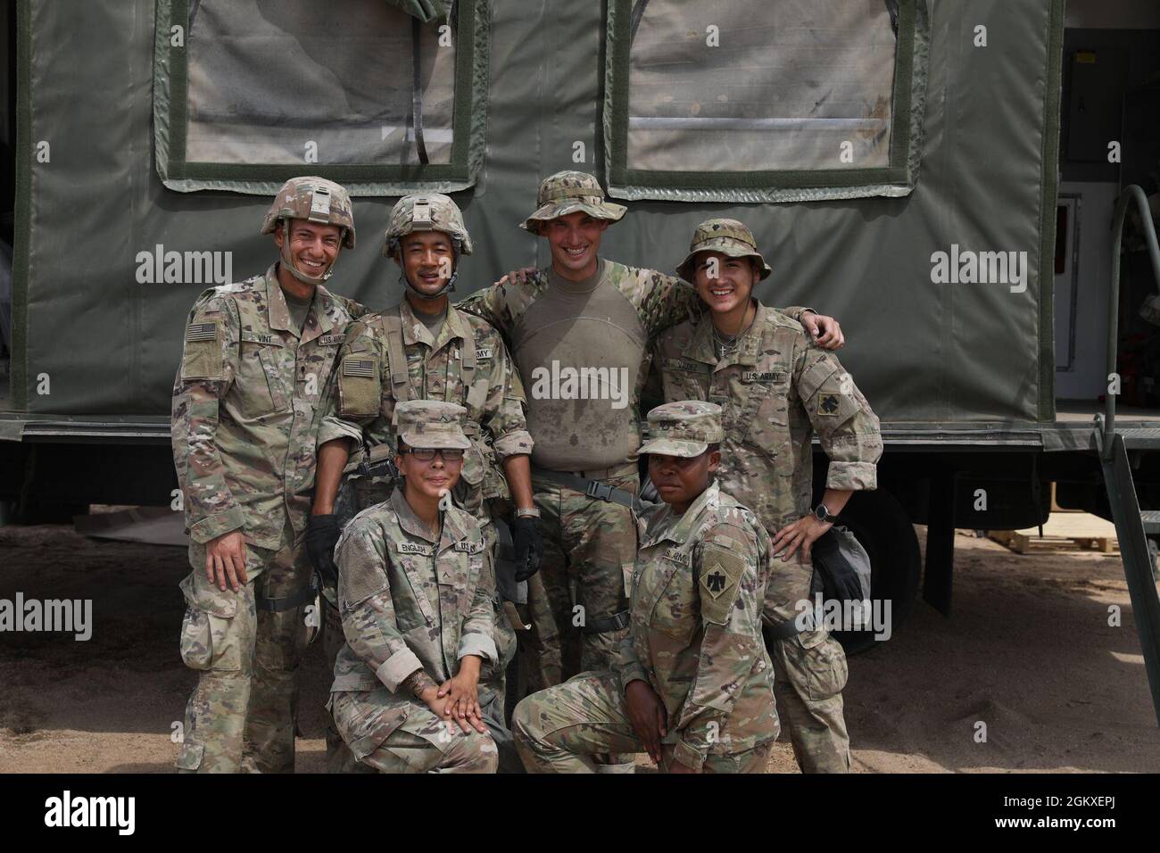 Spc. Joseph Vint, Cpl. Zhonghua Tang, Sgt. Darren Shastid, Spc. Moises ...