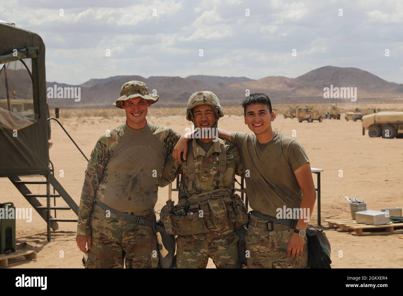 Sgt. Darren Shastid, Cpl. Zhonghua Tang, and Spc. Moises Valdez of the ...