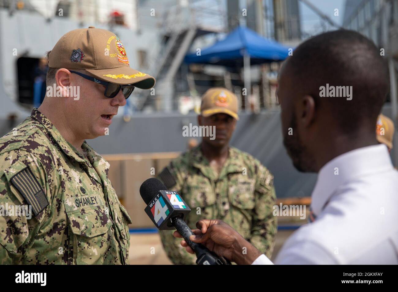 210719-N-GF955-1276 NAVAL STATION MAYPORT, Fla. (July 19, 2021) – Cmdr ...