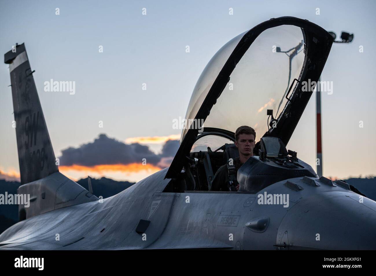 U.S. Air Force 1st Lt. Kyle Oldenburg, 79th Expeditionary Fighter ...