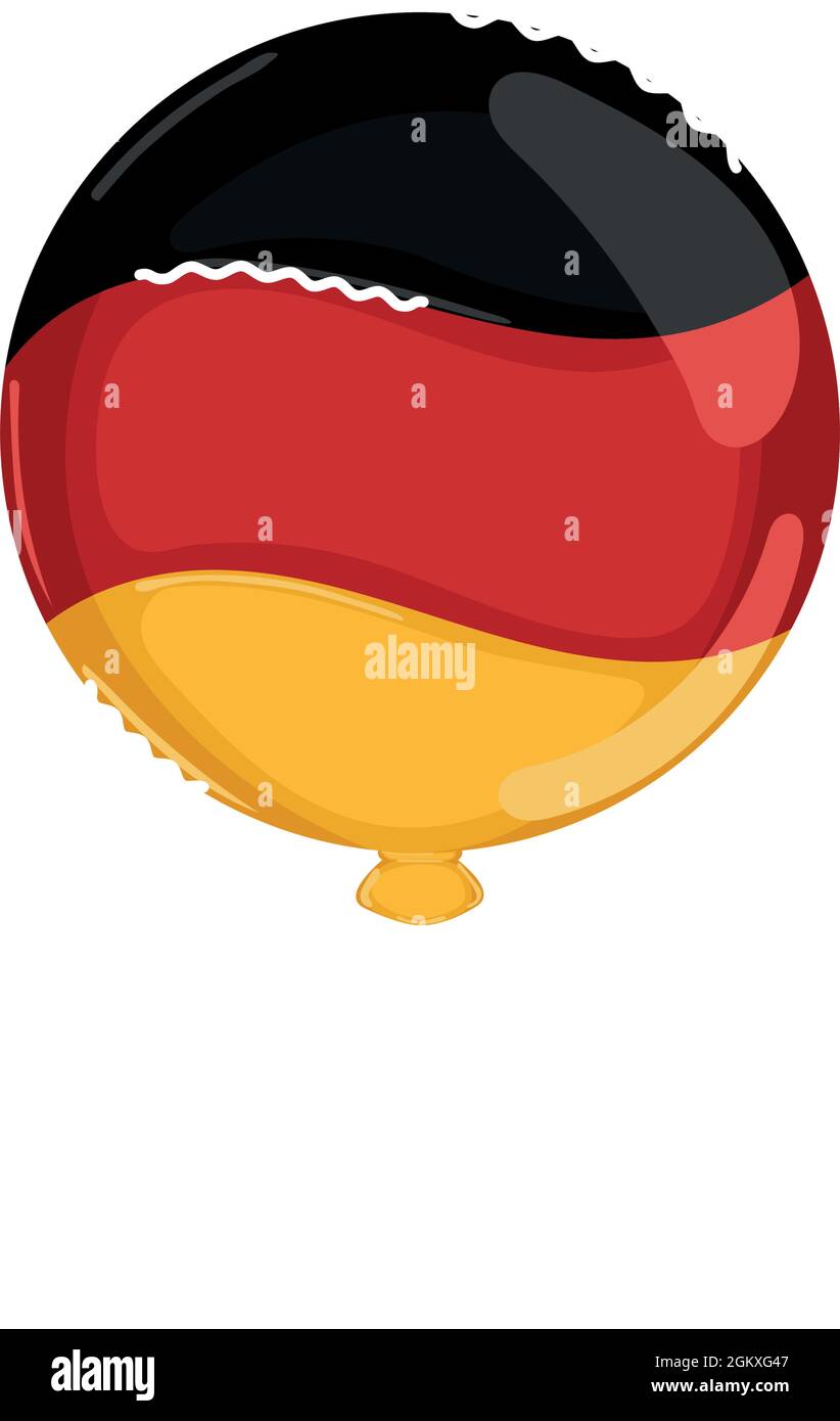 Balloon of german flag hi-res stock photography and images - Alamy