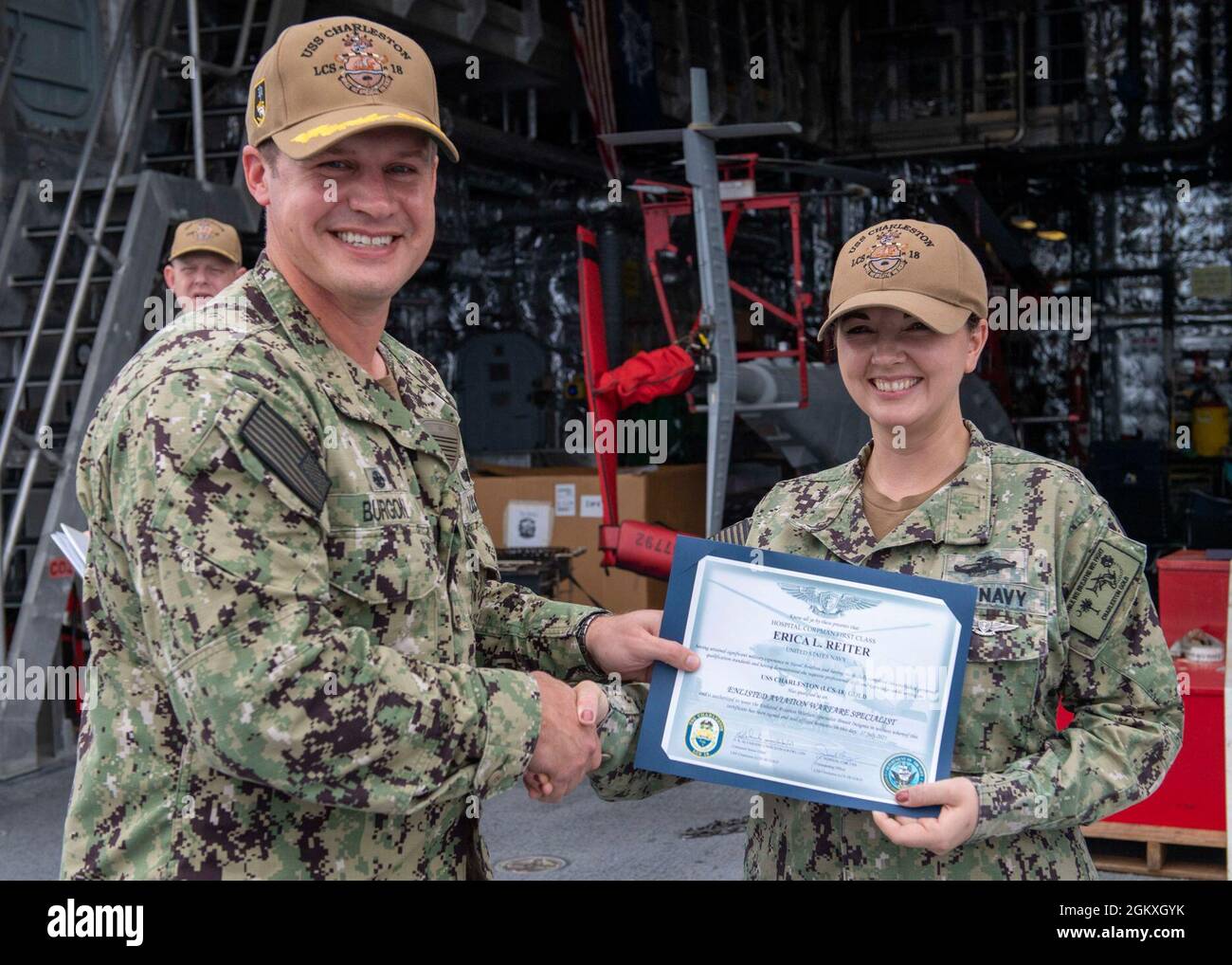 210719-N-WU807-1009 PHILIPPINE SEA (July 19, 2021) Hospital Corpsman ...