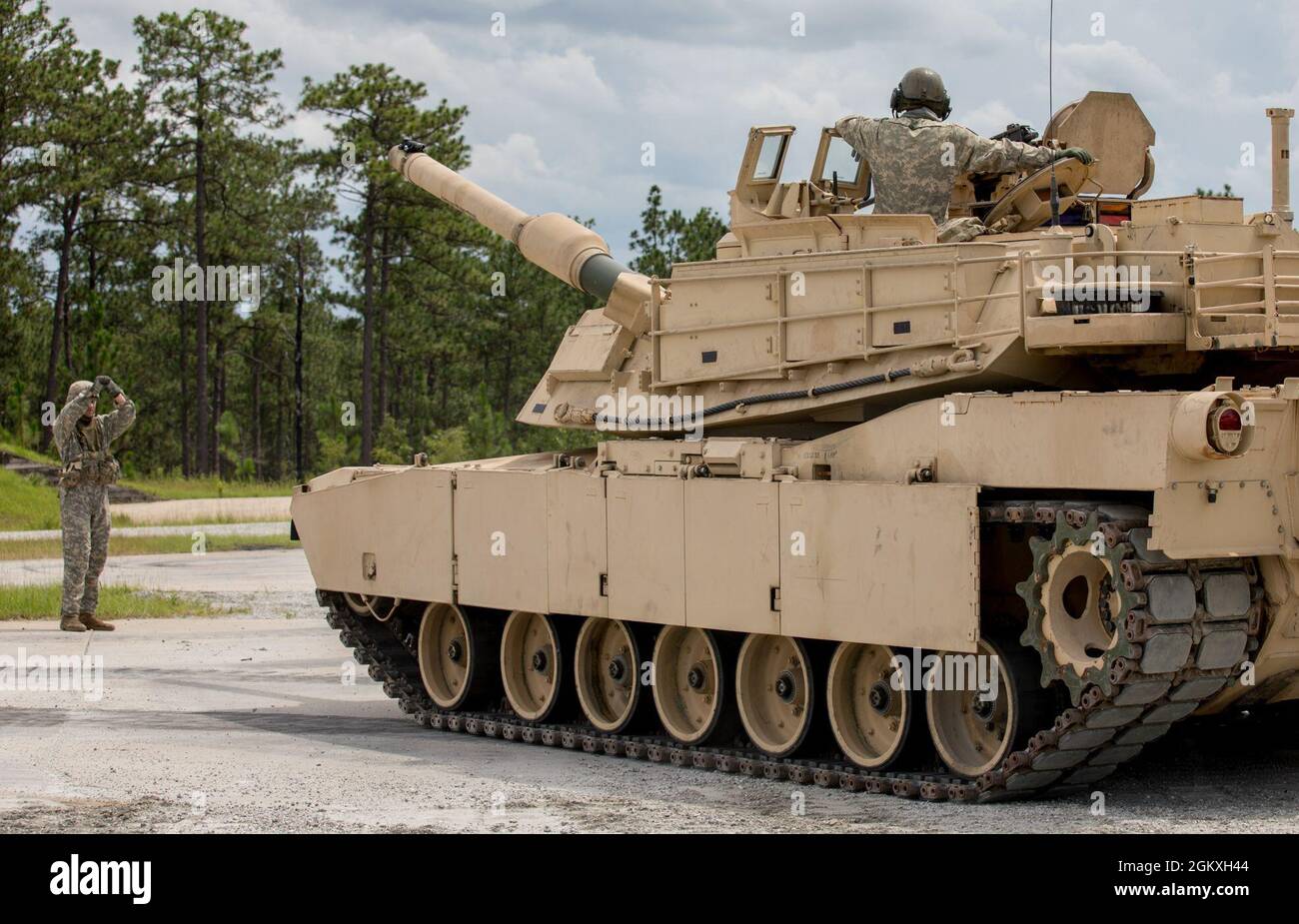 A U.S. Army Master Gunner Student, assigned to 3rd Squadron, 16th ...