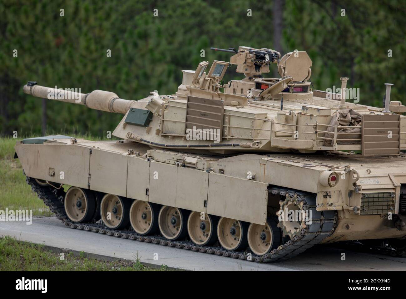 A U.S. Army M1A2 SEP V2 Abrams Tank, assigned to 3rd Squadron, 16th ...