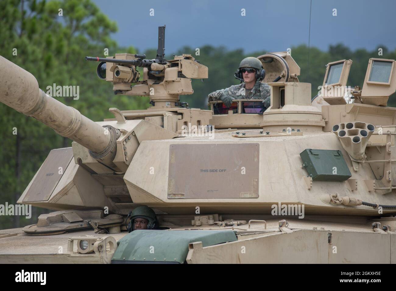A U.S. Army M1A2 SEP V2 Abrams Tank, assigned to 3rd Squadron, 16th ...