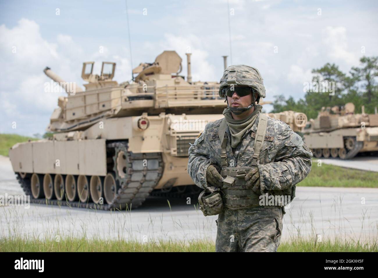 A U.S. Army Master Gunner Student, assigned to 3rd Squadron, 16th ...