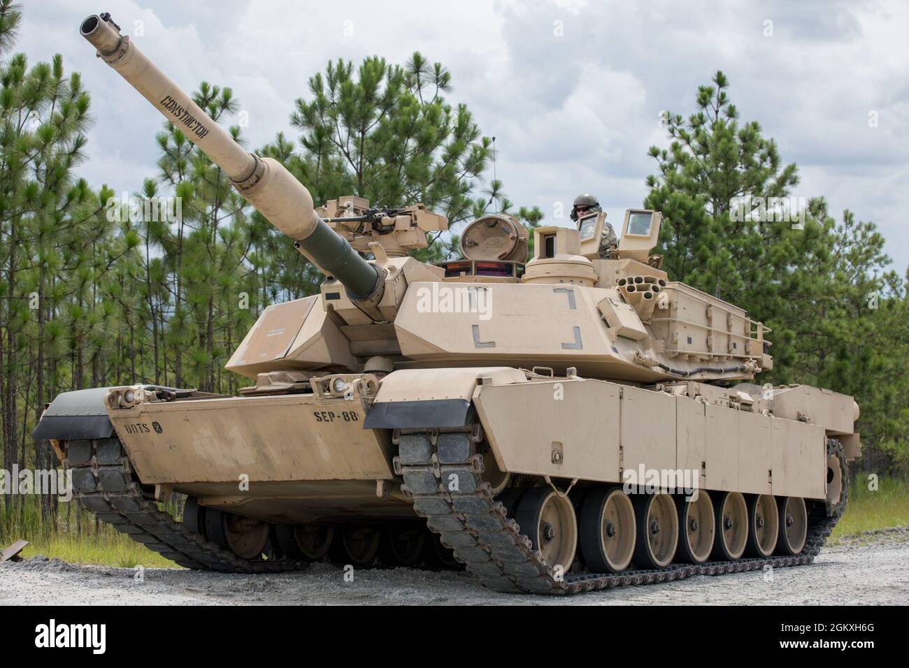 A U.S. Army M1A2 SEP V2 Abrams Tank, assigned to 3rd Squadron, 16th ...