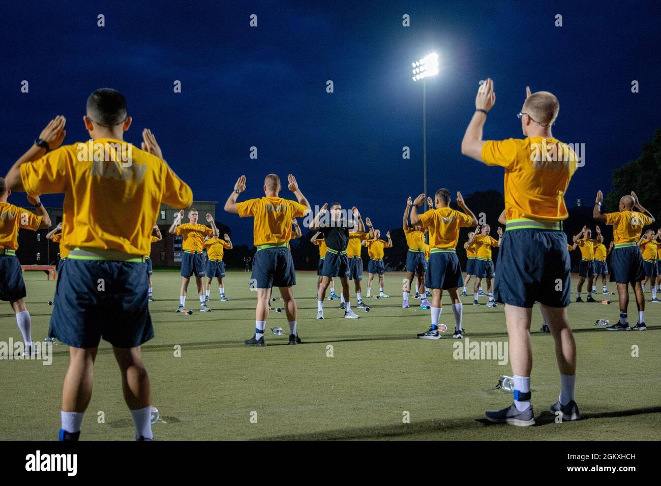 Officer Candidate School (OCS) Class 15-21 students, at Officer ...