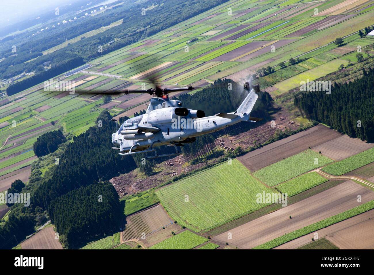 A U.S. Marine Corps AH-1Z Viper assigned to Marine Light Attack ...