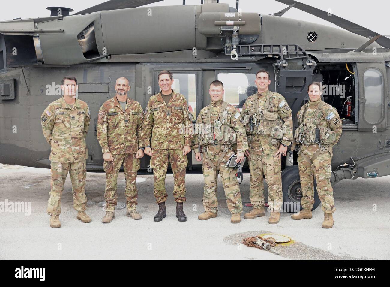 U.S. Army Sgt. 1st Class Steven Lucas (crew chief and flight instructor ...
