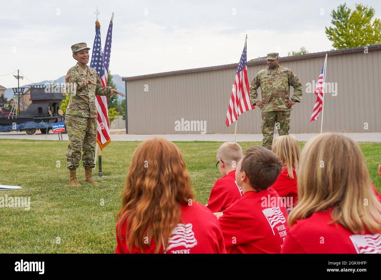 Col. Jenise Carroll, 75th Air Base Wing commander, and Chief Master Sgt ...