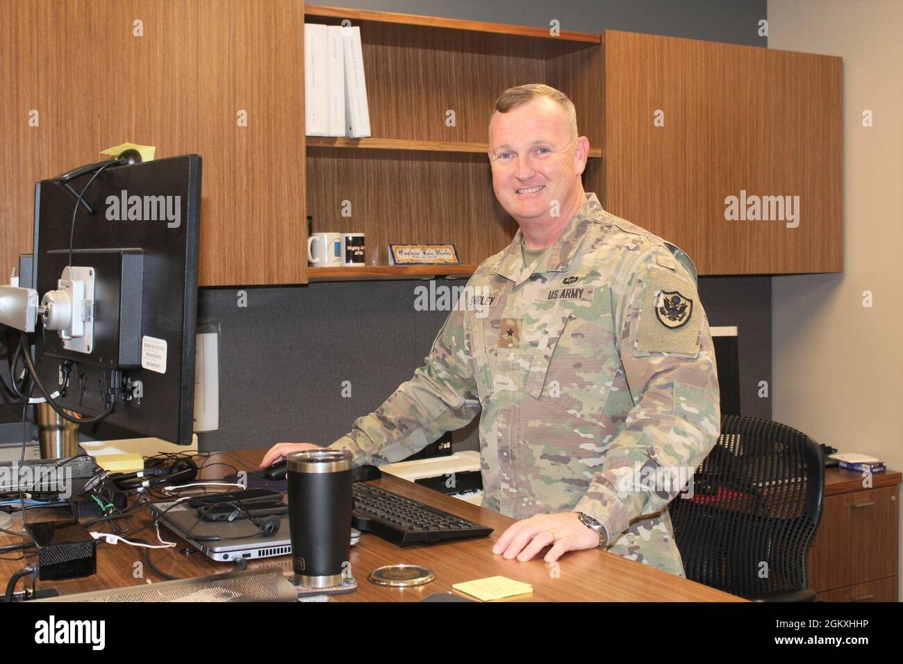Army Brig. Gen. Eric P. Shirley, the new Defense Logistics Agency Troop ...