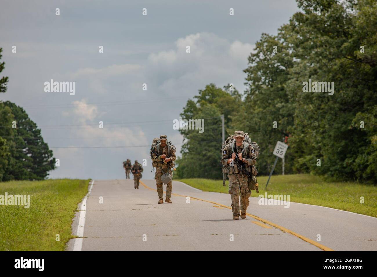 U.S Army Soldiers from Various units, compete in the ruck marching ...