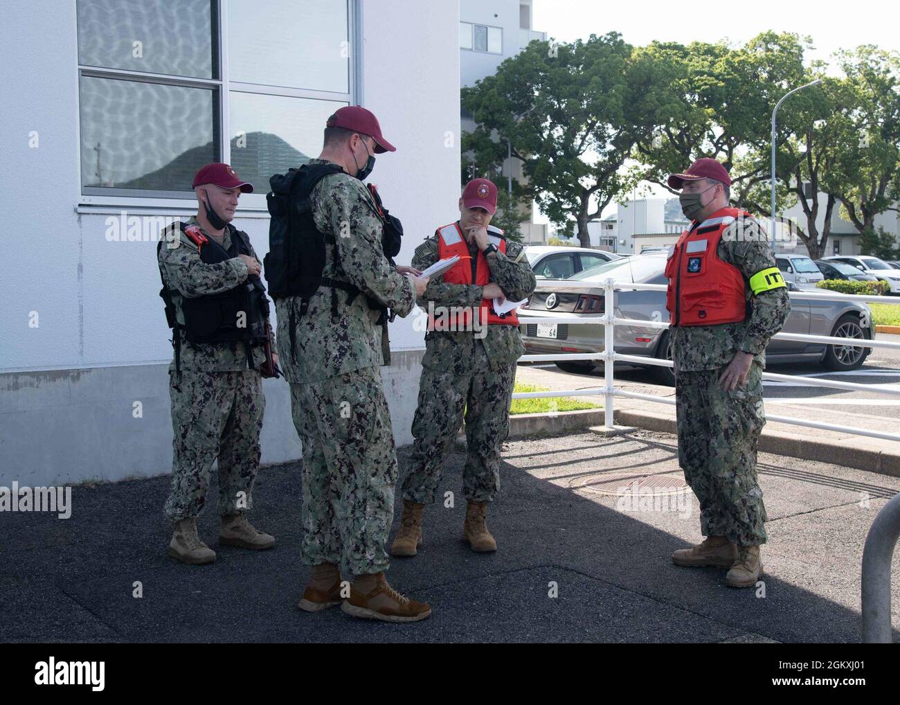 Master-at-Arms 1st Class Brian Allocca, assigned to Commander, Fleet ...
