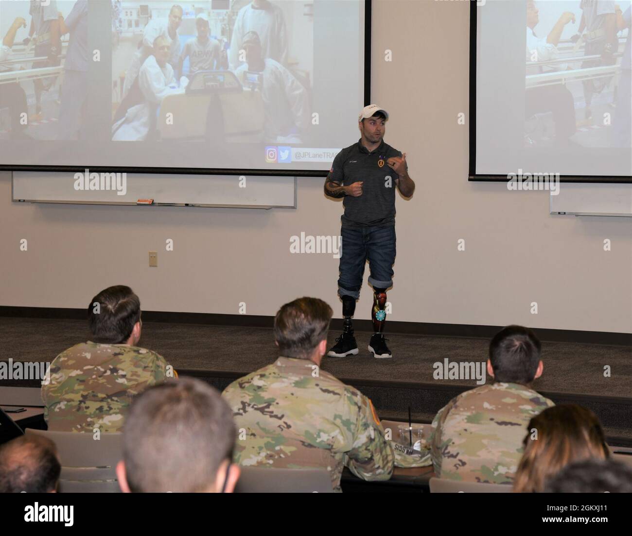 Decorated U.S. Army veteran and motivational speaker J.P. Lane shares ...